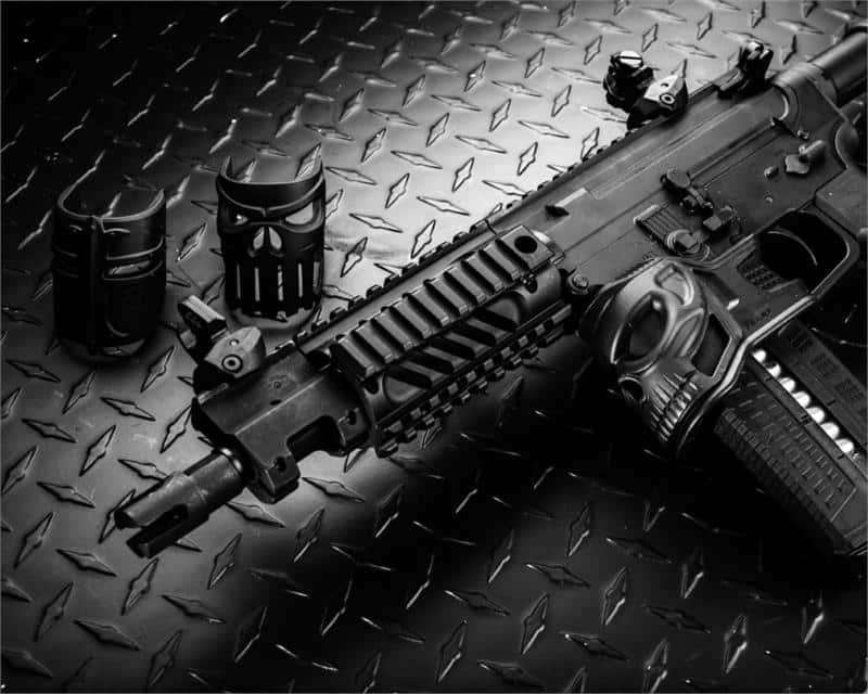 FAB Defense MOJO Mag-Well Cover Mask Havoc Skull - White - JSE Surplus